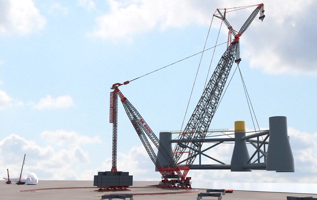 SK6,000 fixed jib unlocks potential of offshore wind