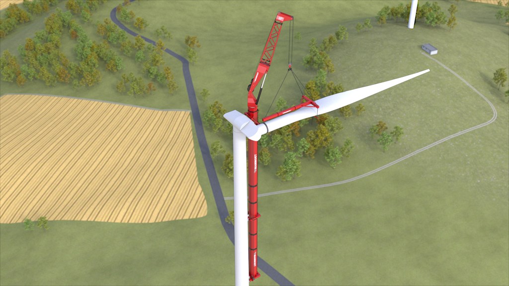 New onshore wind crane takes step closer to reality