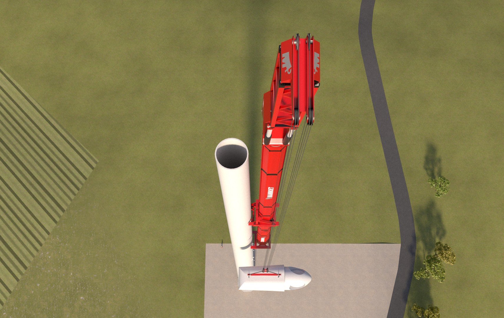 New onshore wind crane takes step closer to reality