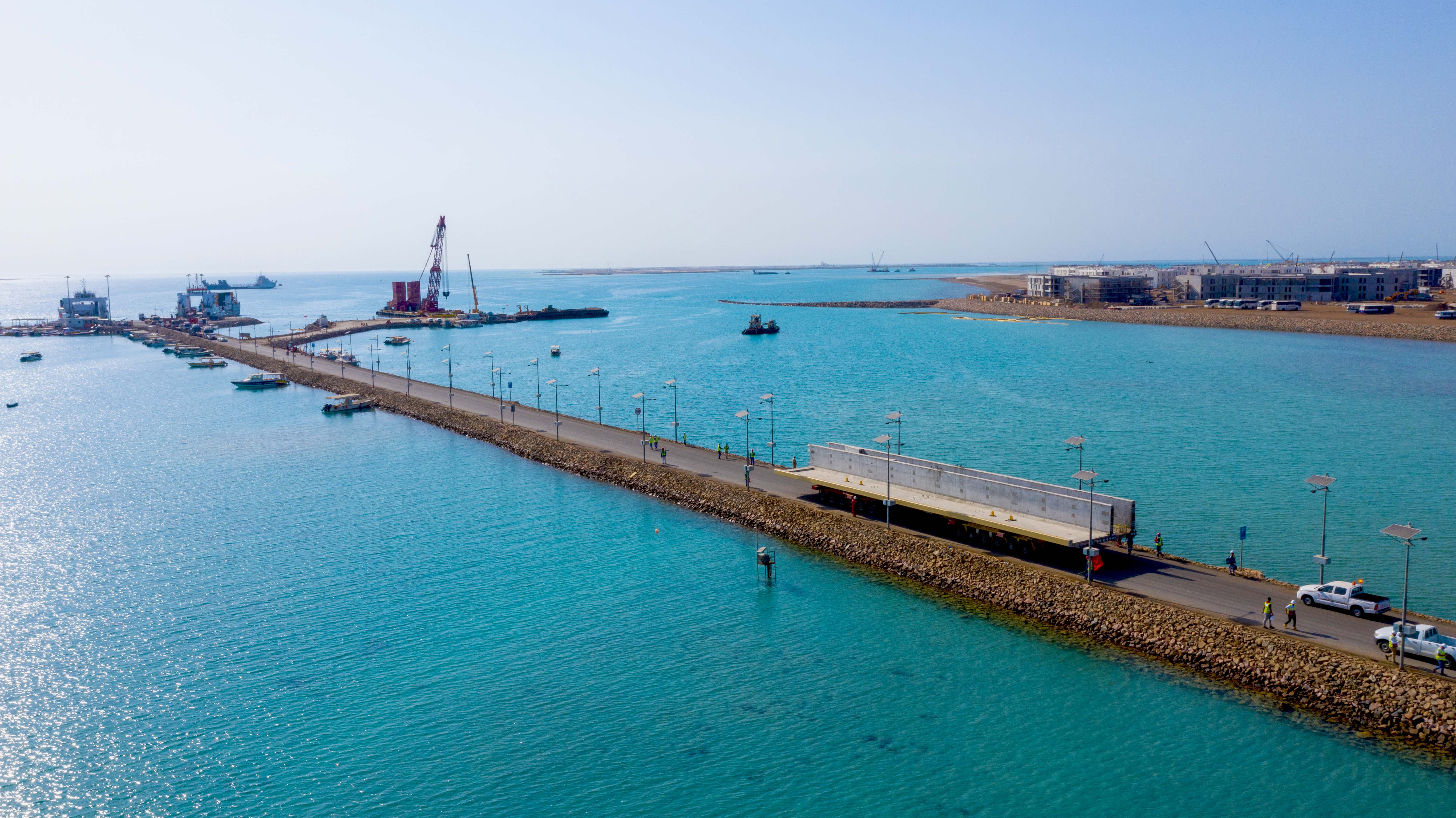 An innovative bridge installation solution in Saudi Arabia that saves time