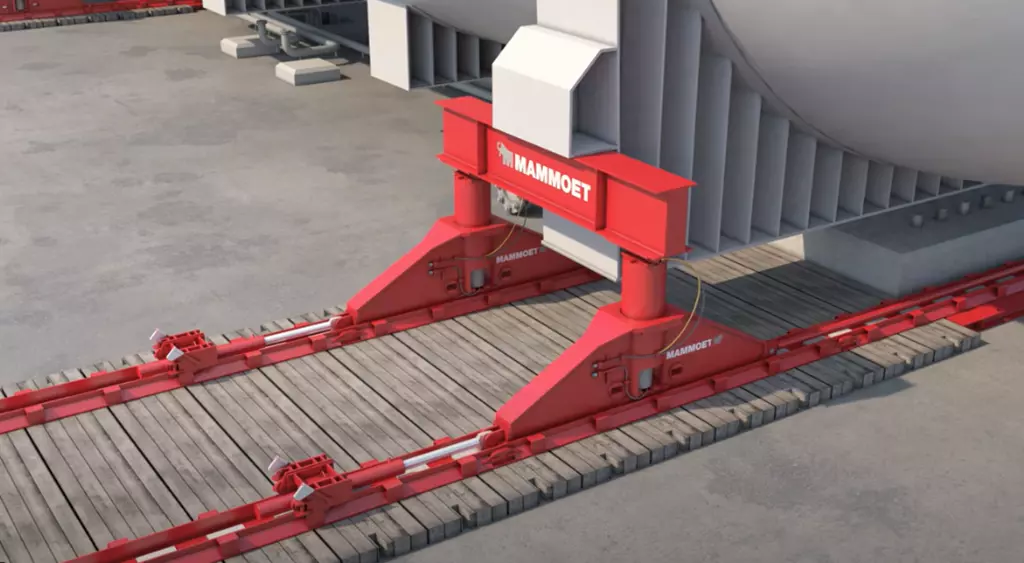 Skidding systems for extreme heavy loads | Mammoet equipment