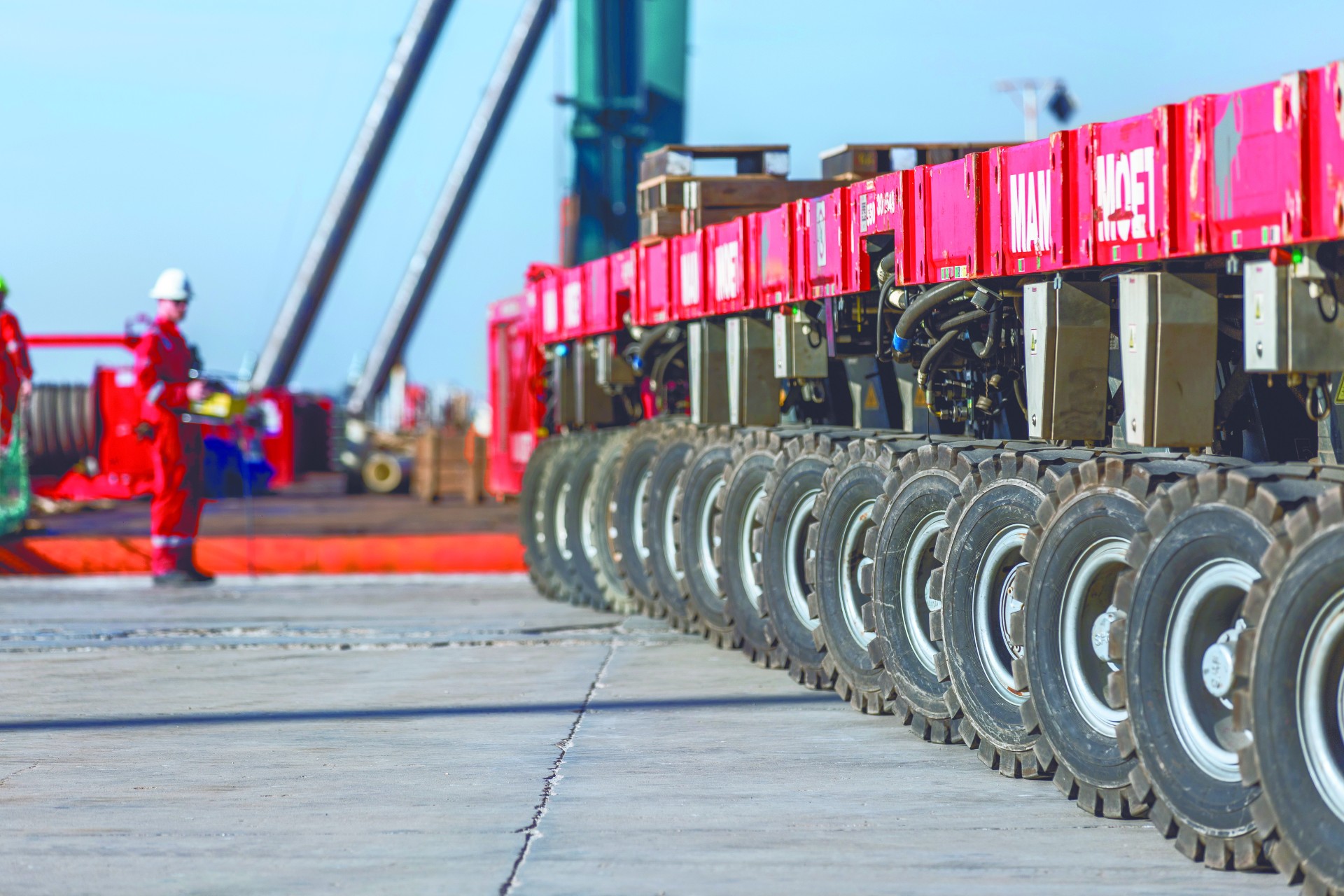 Pipe racks installed with minimized disruption