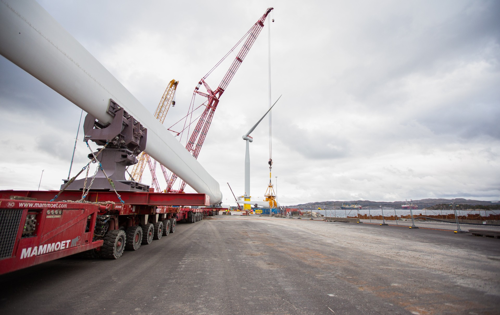 Assembling the world’s largest floating offshore wind farm