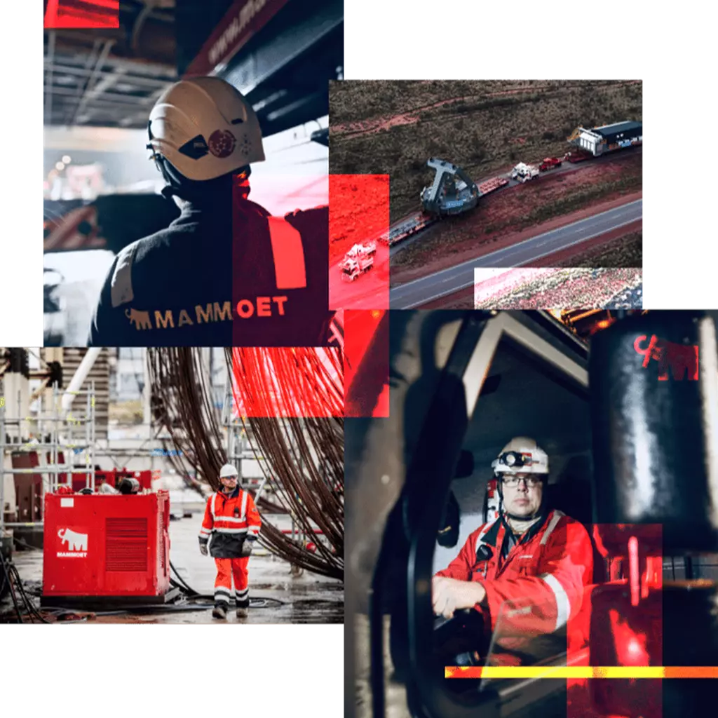 Mammoet provides solutions to any heavy lifting or transport challenge