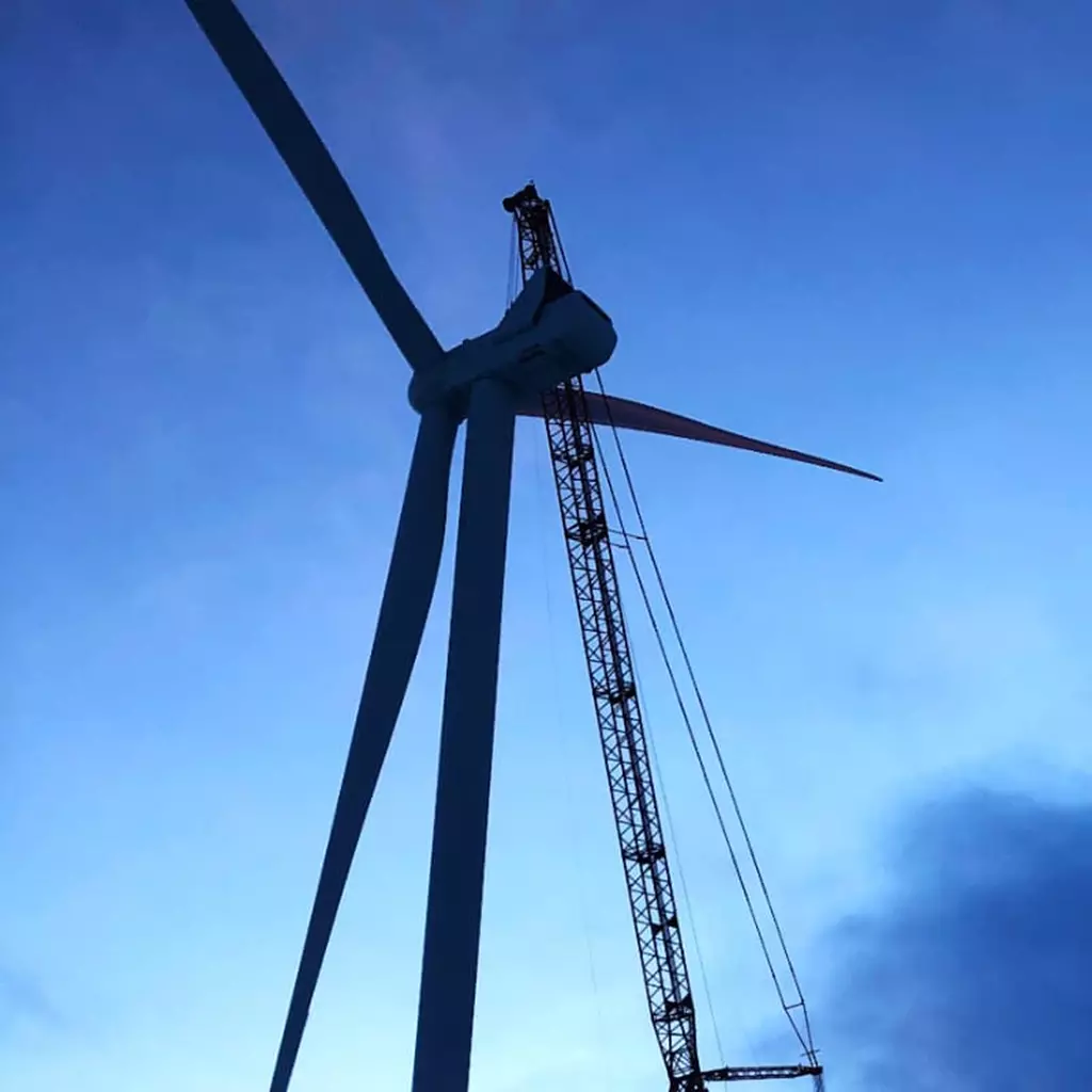 Wind turbine maintenance support services | Mammoet