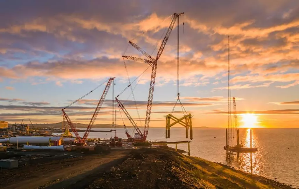 Largest offshore wind turbine installed | Mammoet news