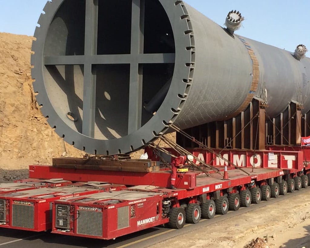 Longest SPMT route | Mammoet news