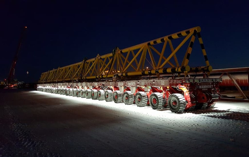 SPMT lights development | Mammoet news