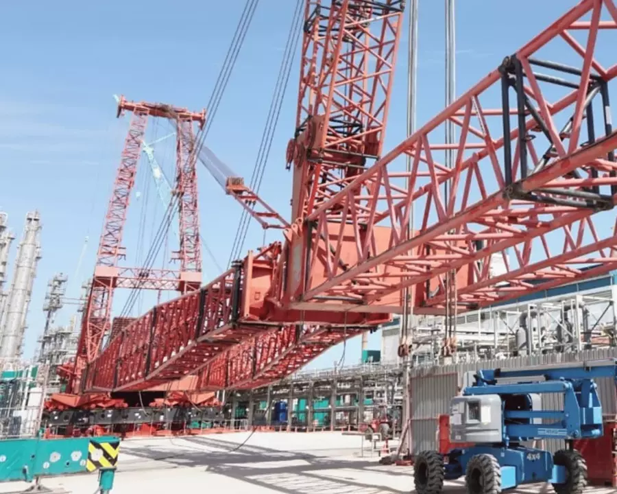 PTC35 for lifting project in Rayong | Mammoet news