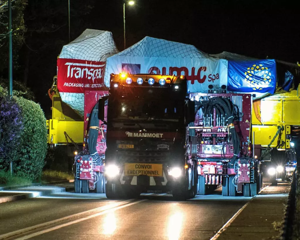 Mammoet’s electric-powered SPMTs make successful debut at ITER ...