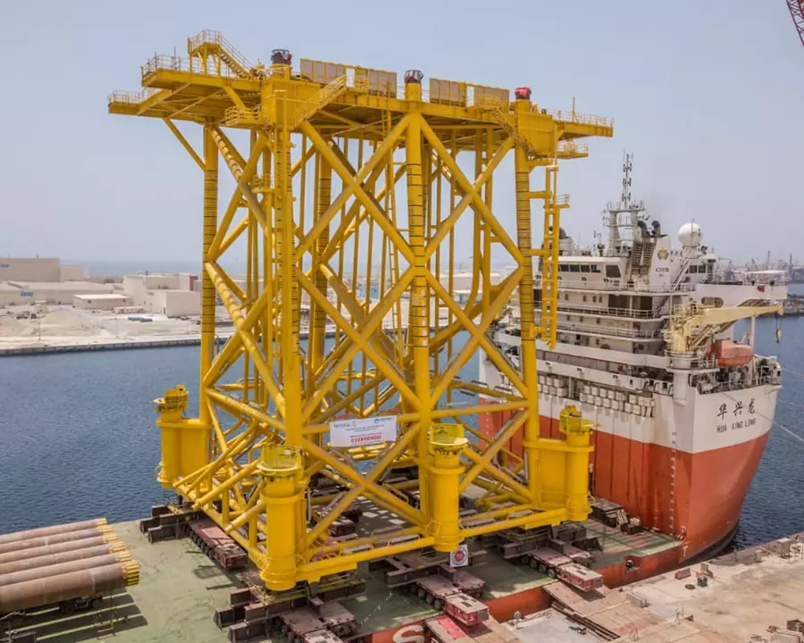 3,200t jacket foundation load-out | Mammoet news