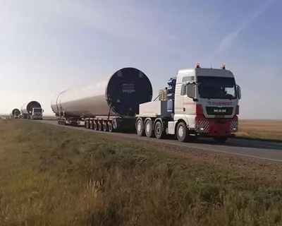 Wind turbine transport services | Mammoet