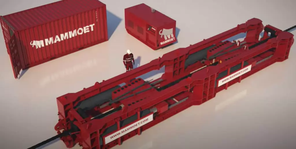 Linear winch fleet expansion | Mammoet news