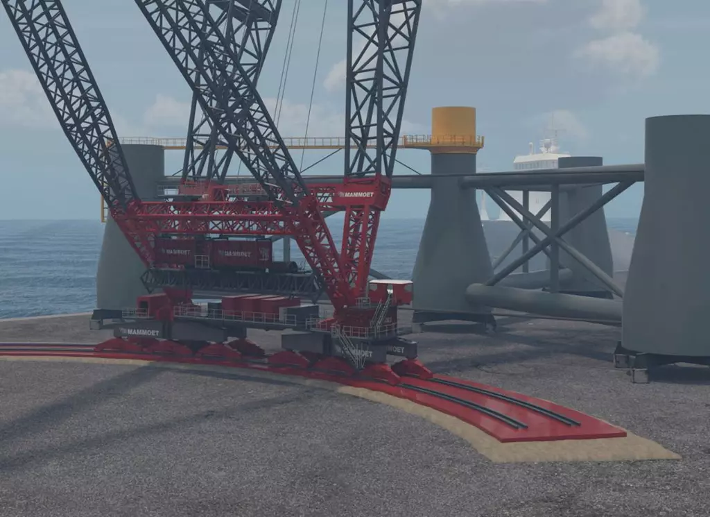 SK6,000 ring crane design | Mammoet equipment