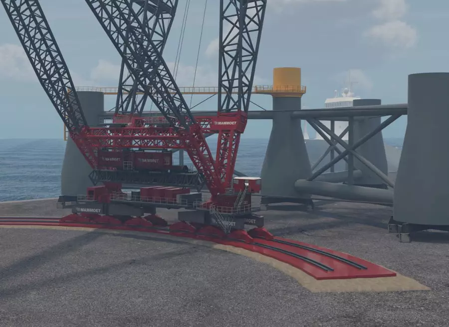 SK6,000 ring crane design | Mammoet equipment