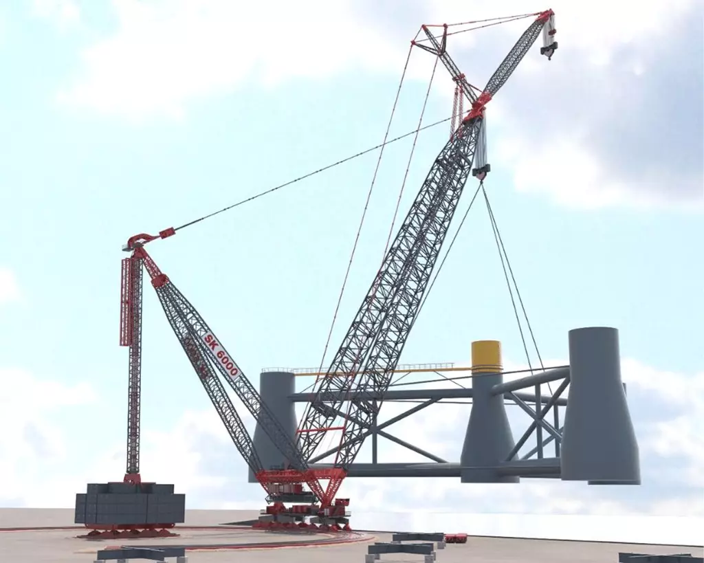 SK6,000 ring crane design | Mammoet equipment
