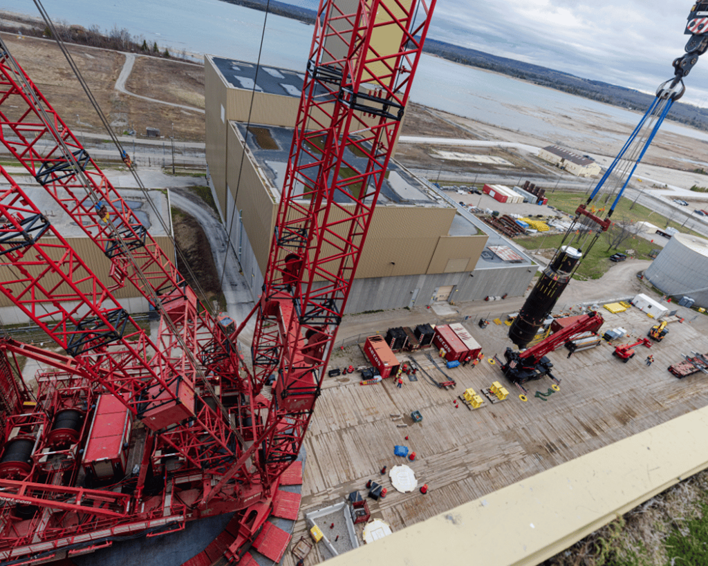 Final lift sees all eight massive steam generators now placed into Unit ...