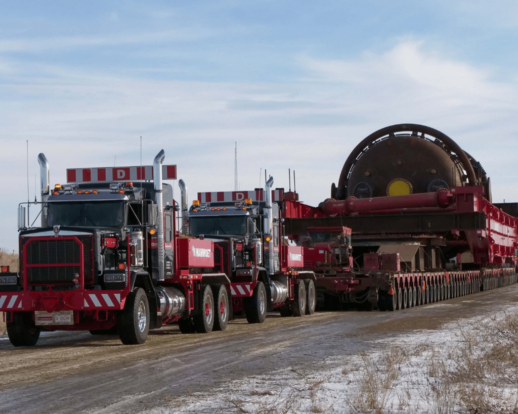 Mammoet Breaks Record for Heaviest Transport in Alberta