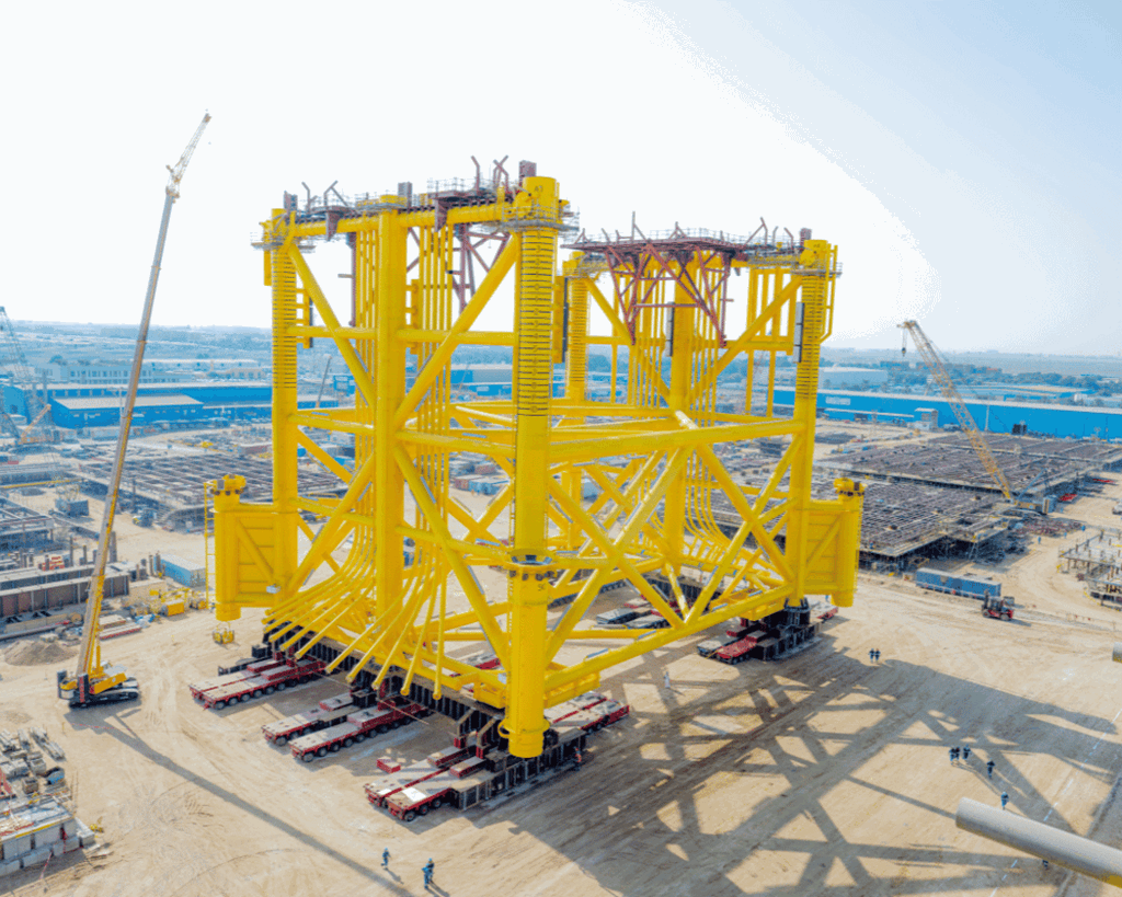 Jacket loadout milestone completed for BorWin6 offshore HVDC platform ...