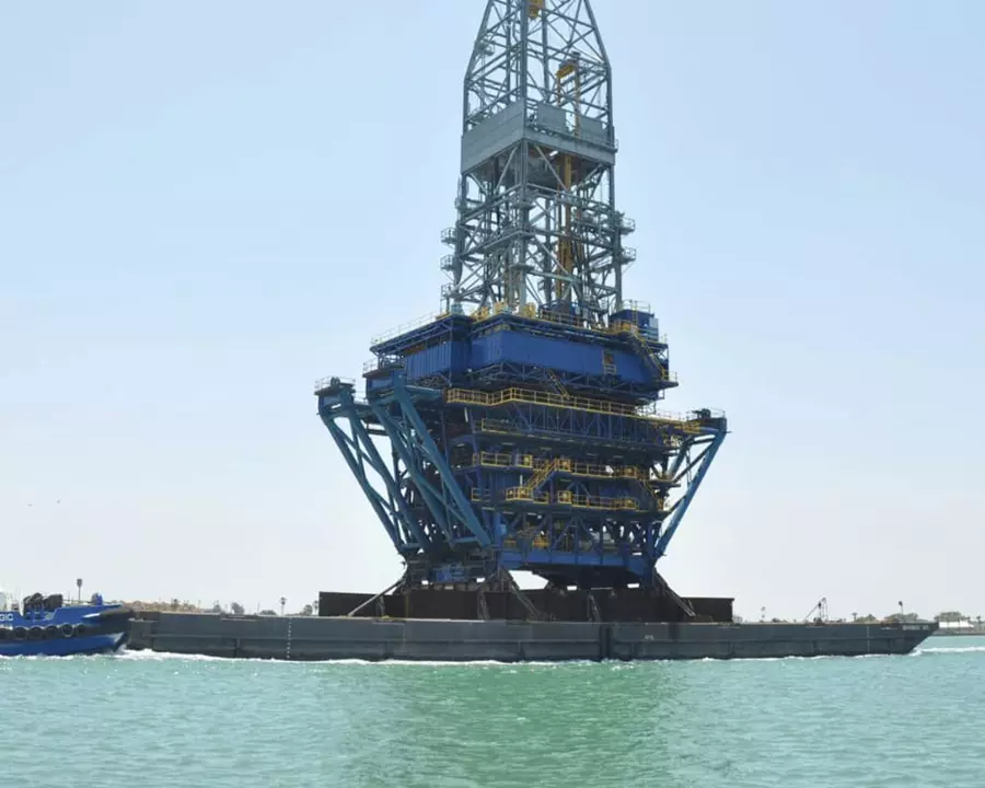 Chevron drilling module | Mammoet case studies