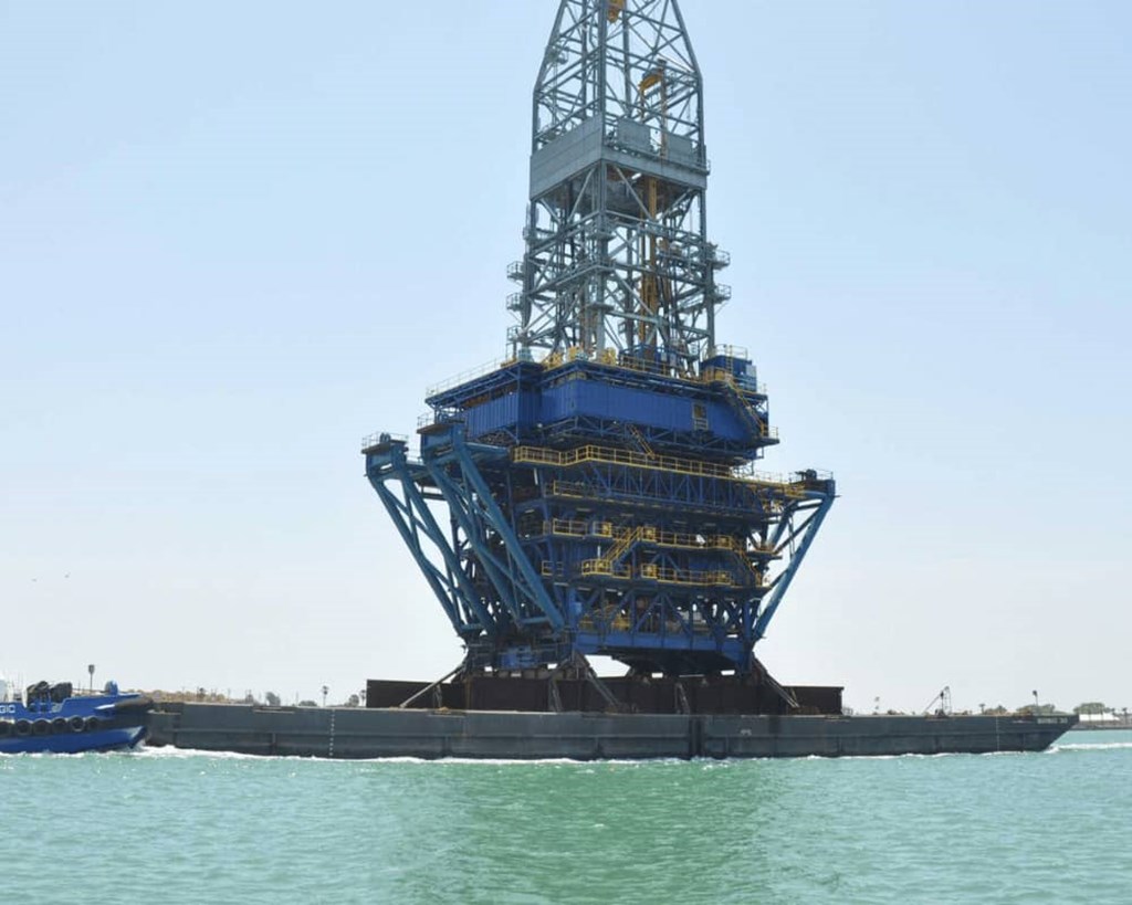 Chevron drilling module | Mammoet case studies
