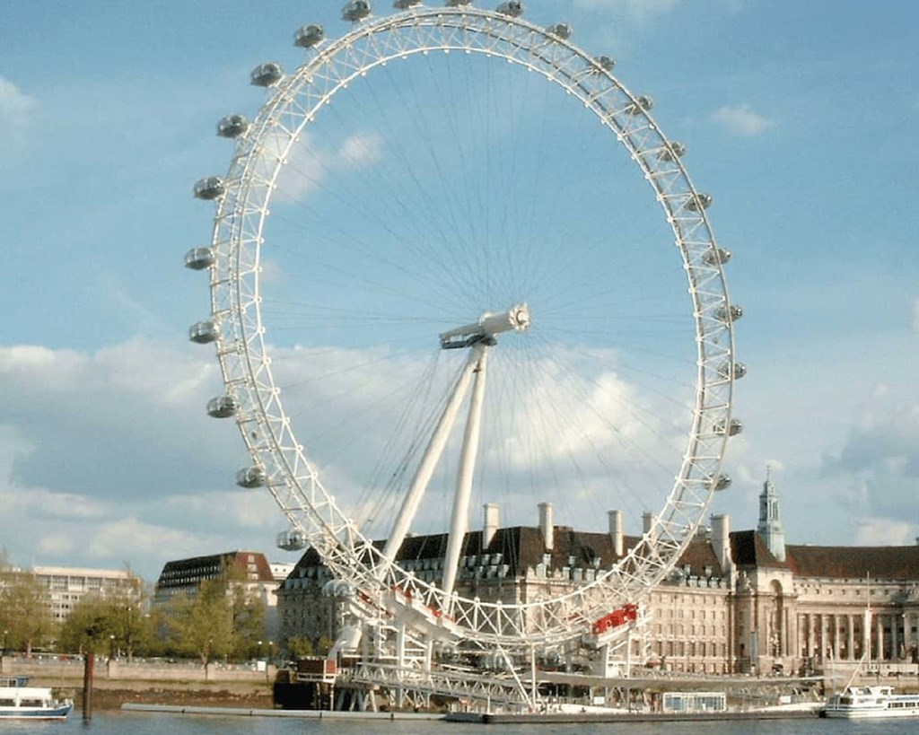 London Eye Construction London Ferris Wheel London Eye Building. A