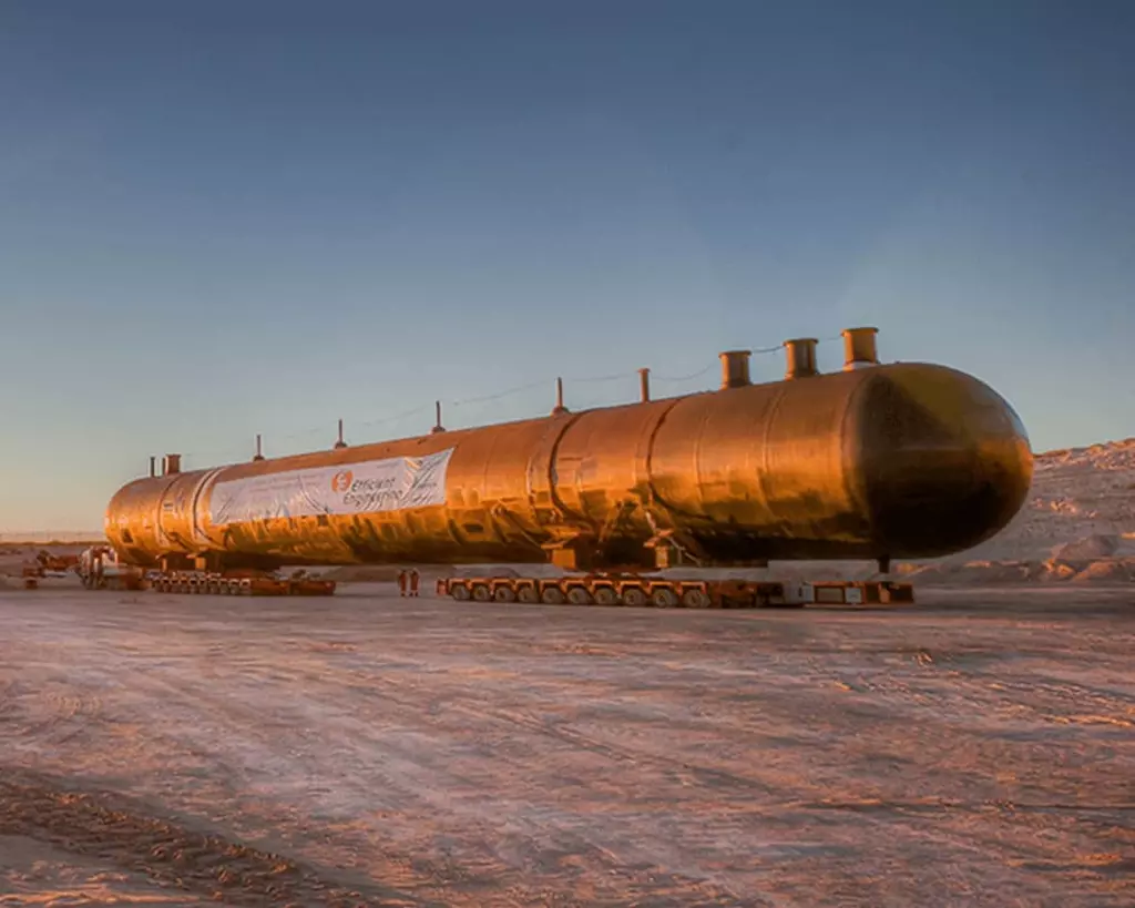 5 LPG bullets installation | Mammoet case study