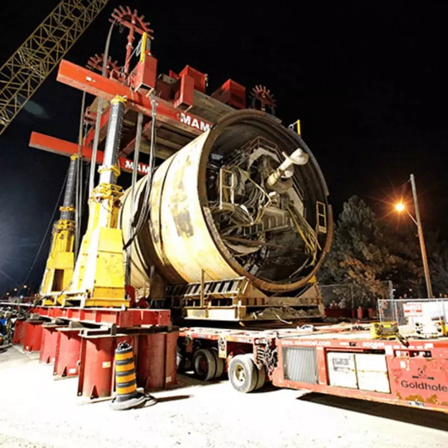 TBM transport in Toronto | Mammoet case study