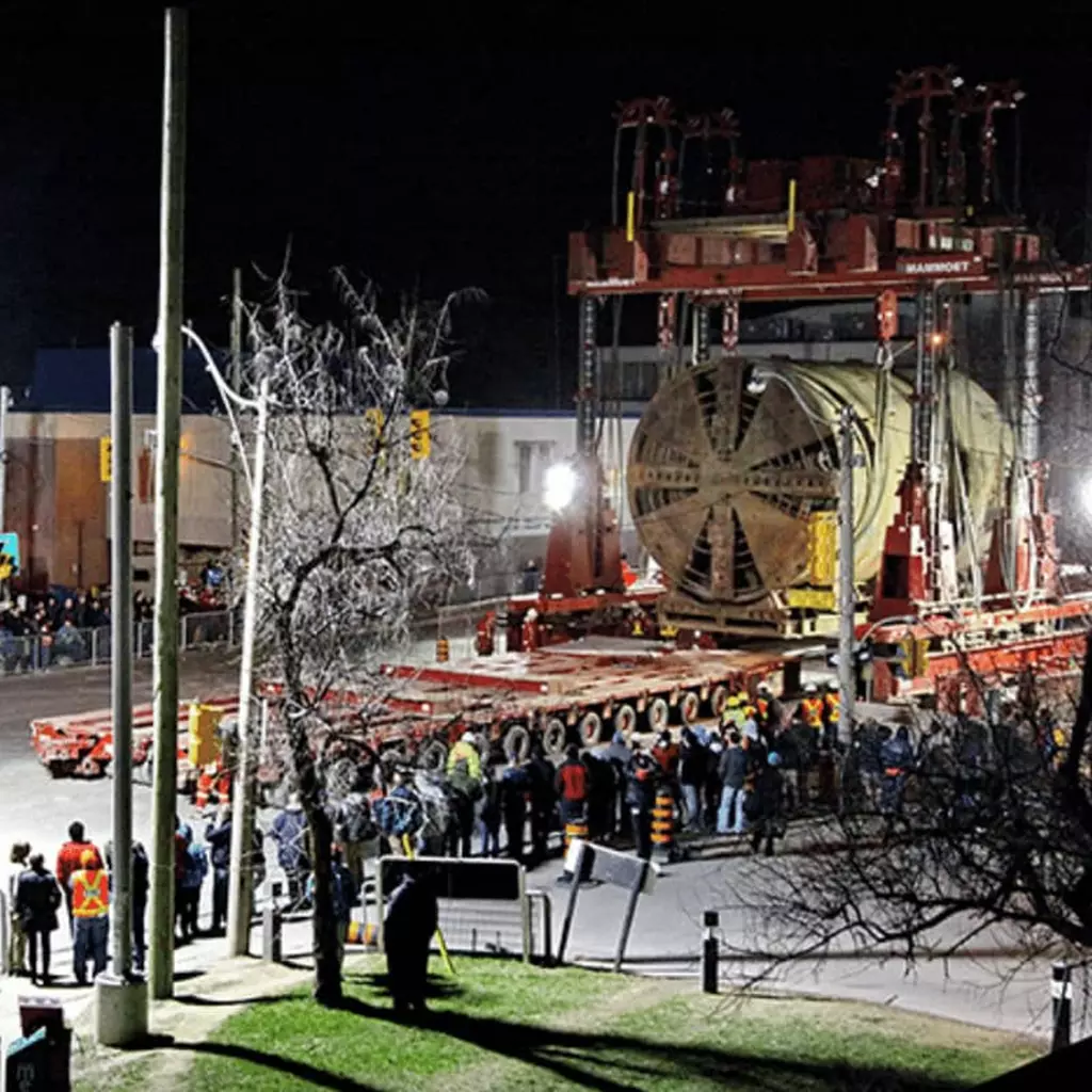 TBM transport in Toronto | Mammoet case study