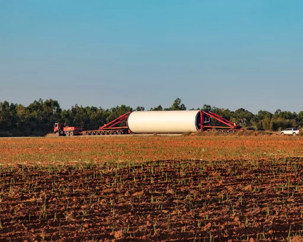 Wind turbine transport services | Mammoet