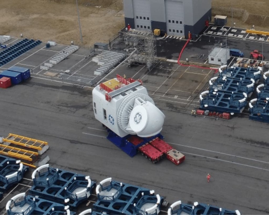 GE Offshore wind turbine transport | Mammoet case study