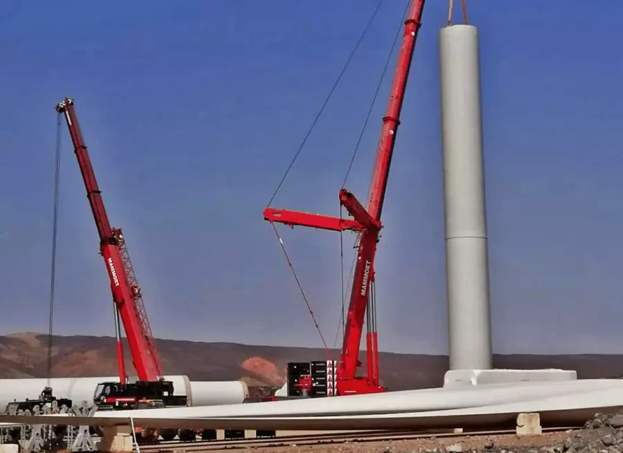Wind turbine installation in Djibouti | Mammoet case study