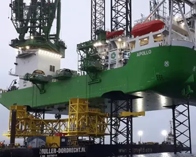 Wind installation Pre-piling | Mammoet case study