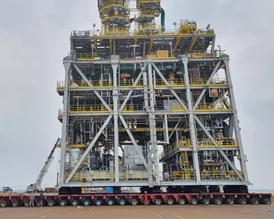 Load-in and transpooling subsea cable | Mammoet case study