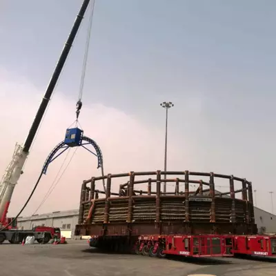 Load-in and transpooling subsea cable | Mammoet case study