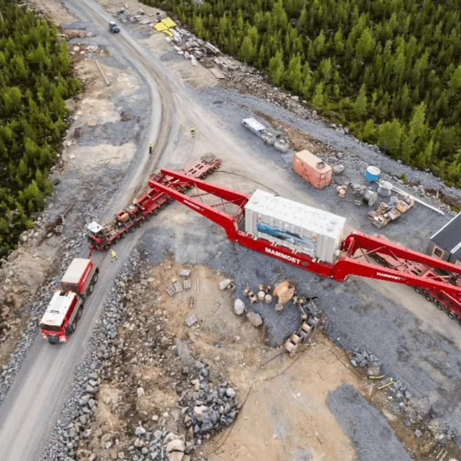 Heaviest road transport in Sweden | Mammoet case study