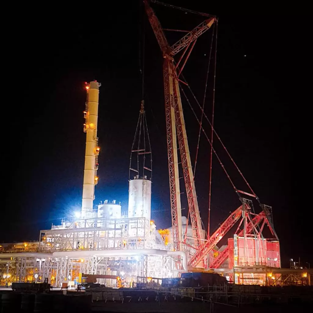 Fertilizer plant shutdown ahead of schedule | Mammoet case study