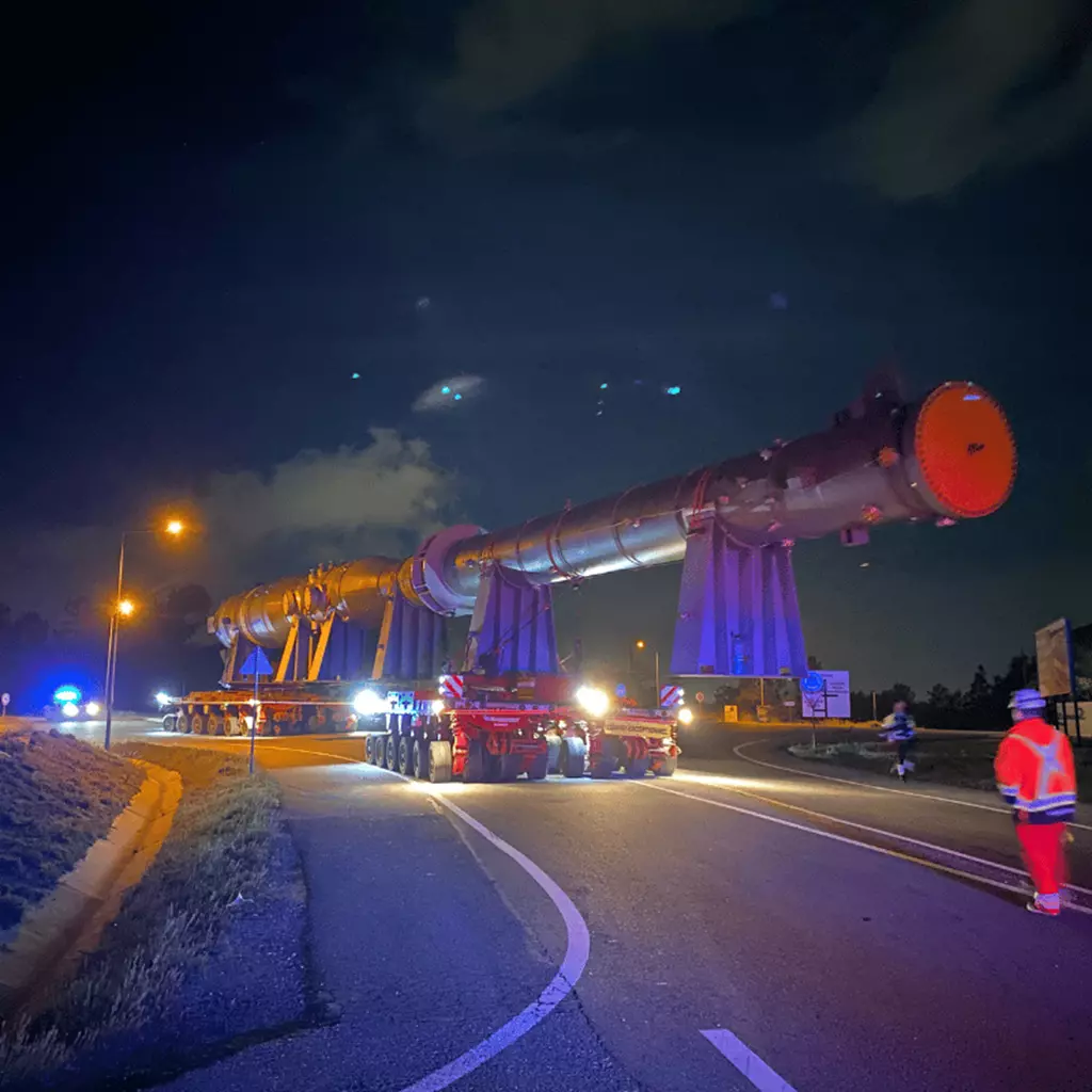 Schedule-boosting heavy haul trucking solution for the ALBA project ...