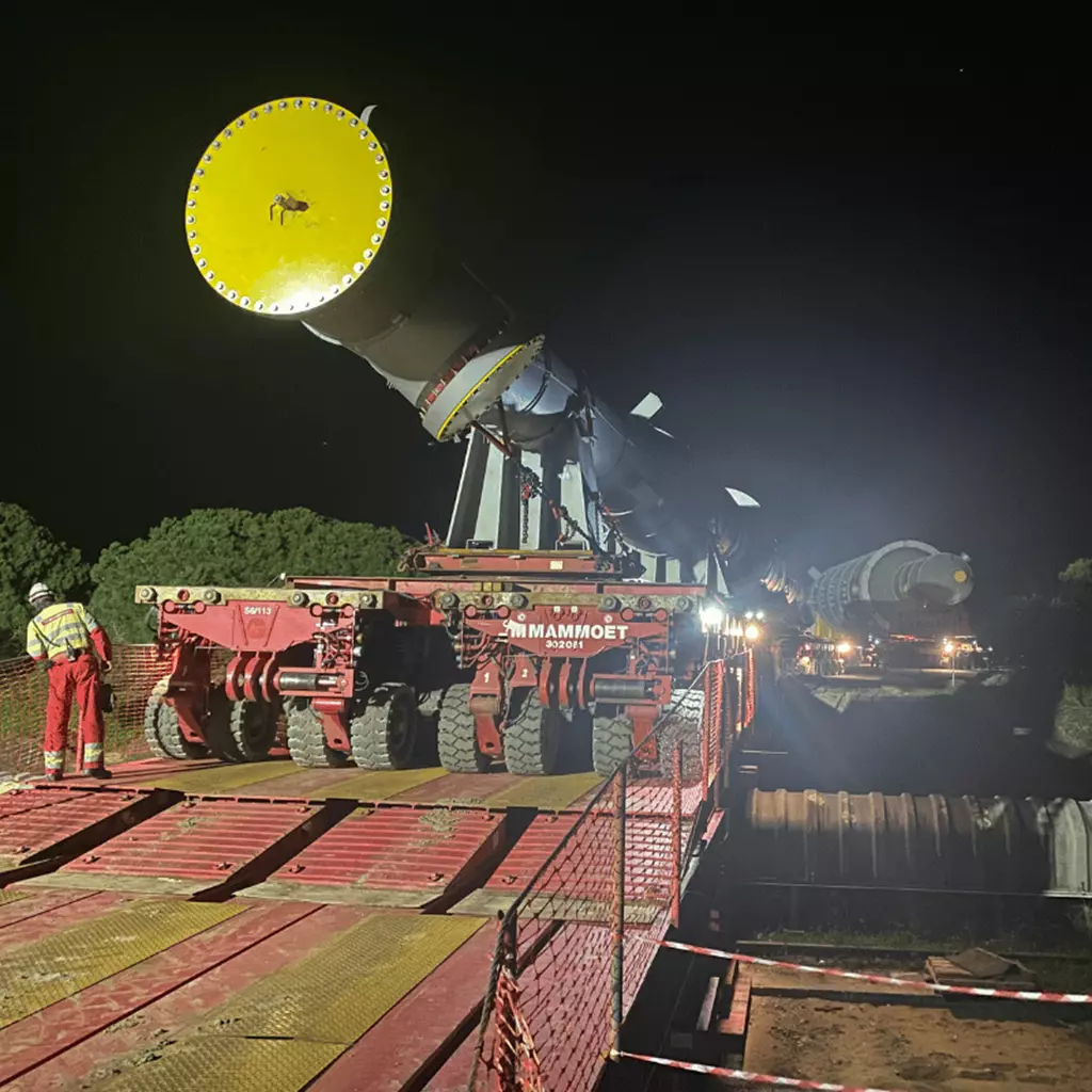 Schedule-boosting heavy haul trucking solution for the ALBA project ...