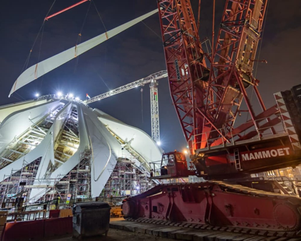 LR 1750 crawler crane | Mammoet equipment