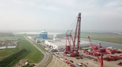 PTC210-DS giant ring crane | Mammoet equipment