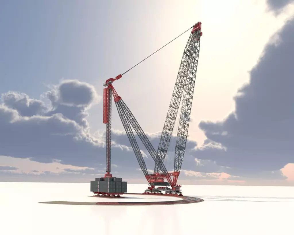SK6,000 ring crane design | Mammoet equipment