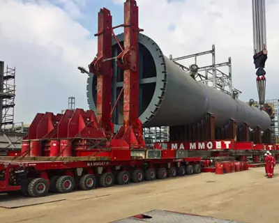 Transport tailing frame | Mammoet equipment