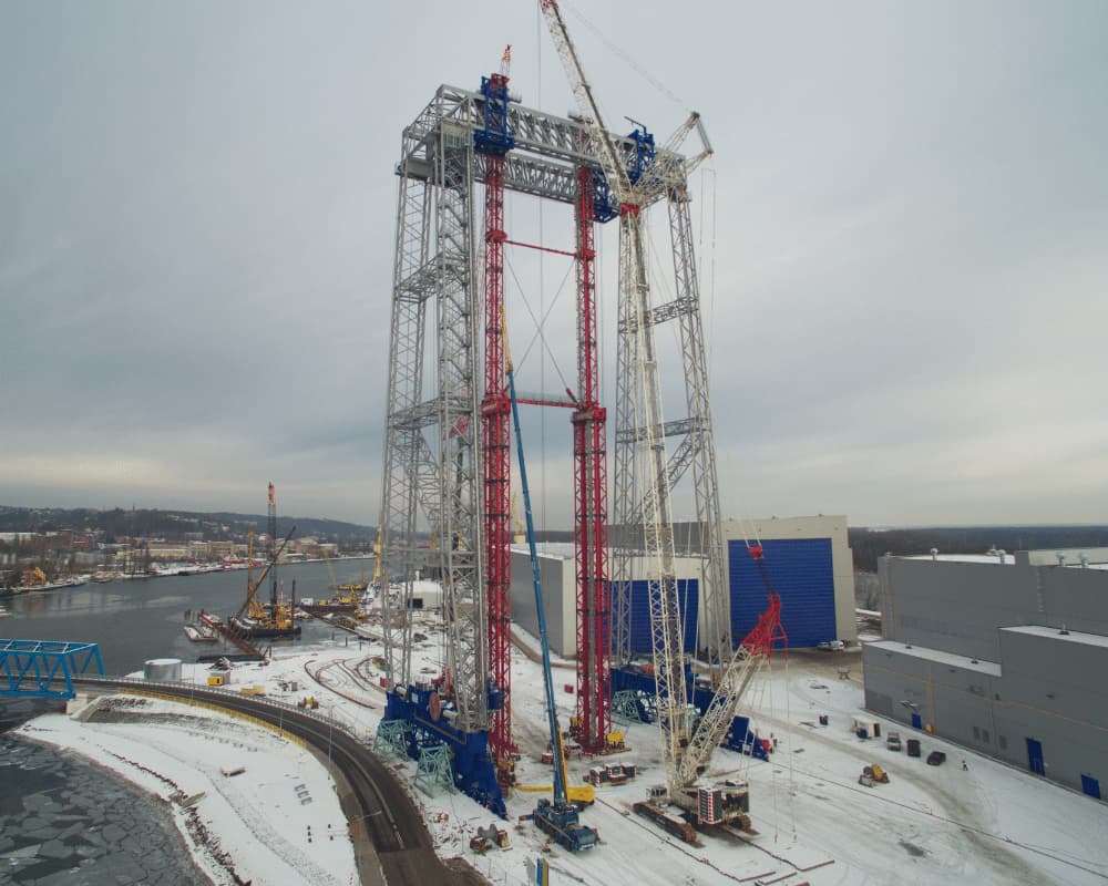 Mammoet-Equipment | Schwerlastanhänger | Schwerlastkran