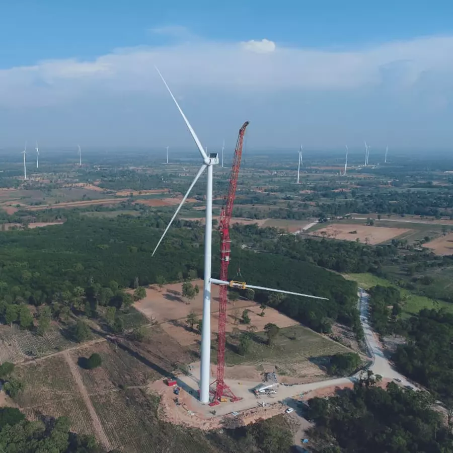 Onshore wind sector view | Mammoet resources